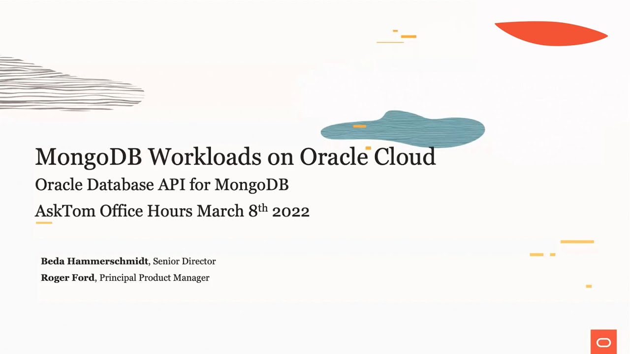 Demos And Qa Oracle Database Api For Mongodb Youtube 9472