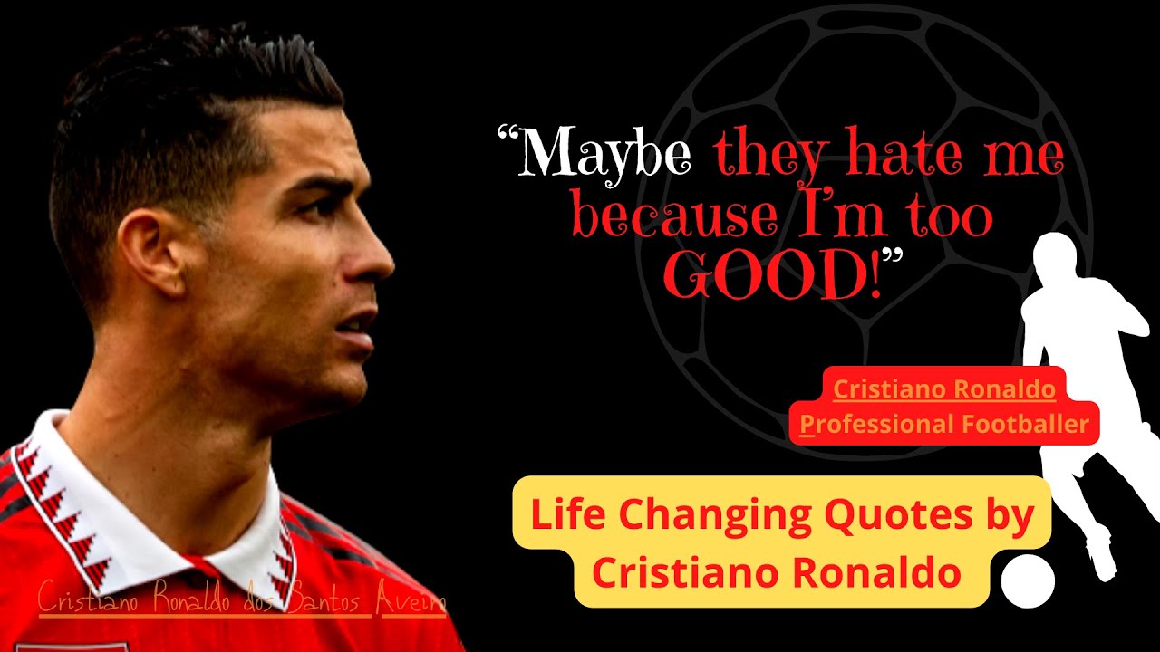 CR7 Cristiano Ronaldo | Life Changing Quotes | Motivational quotes ...