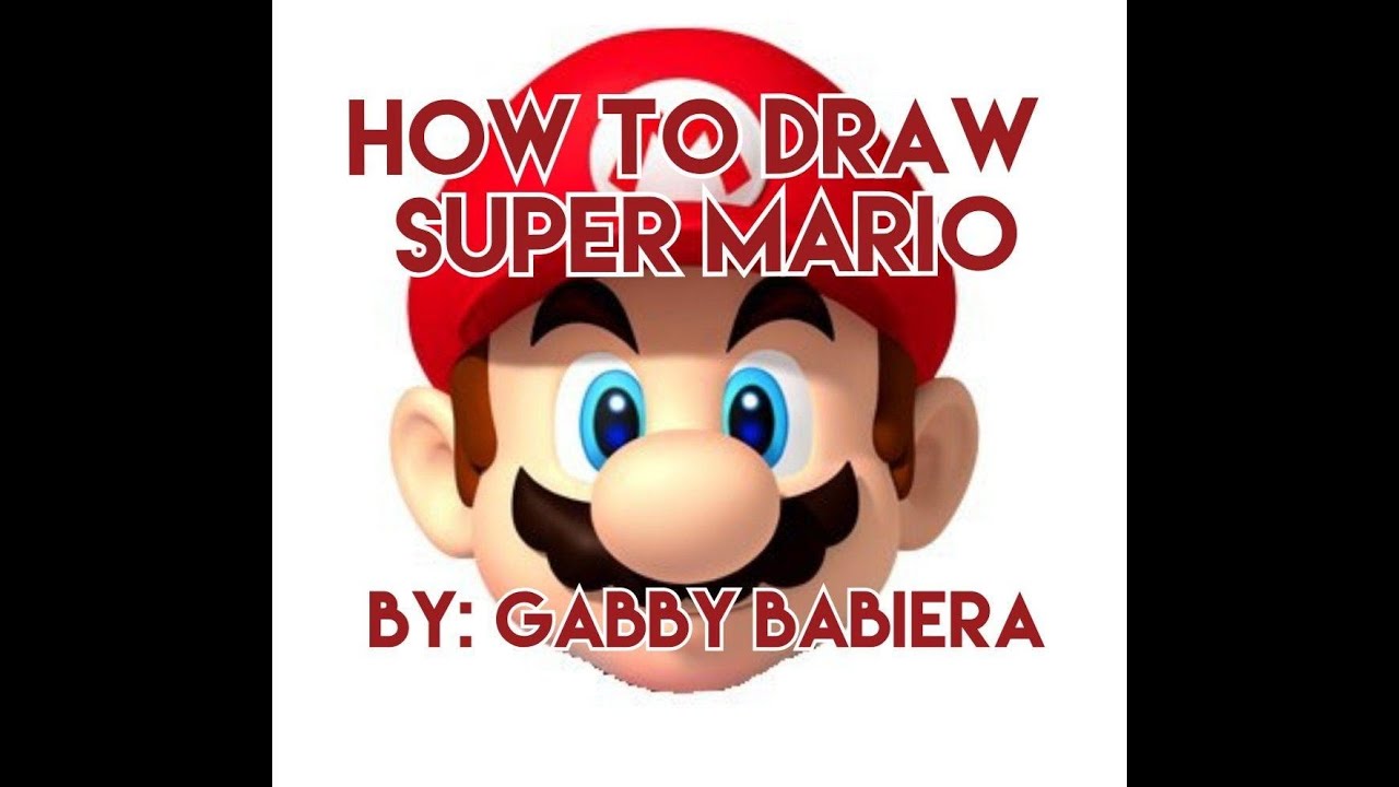How to Draw Super Mario in One Minute - YouTube