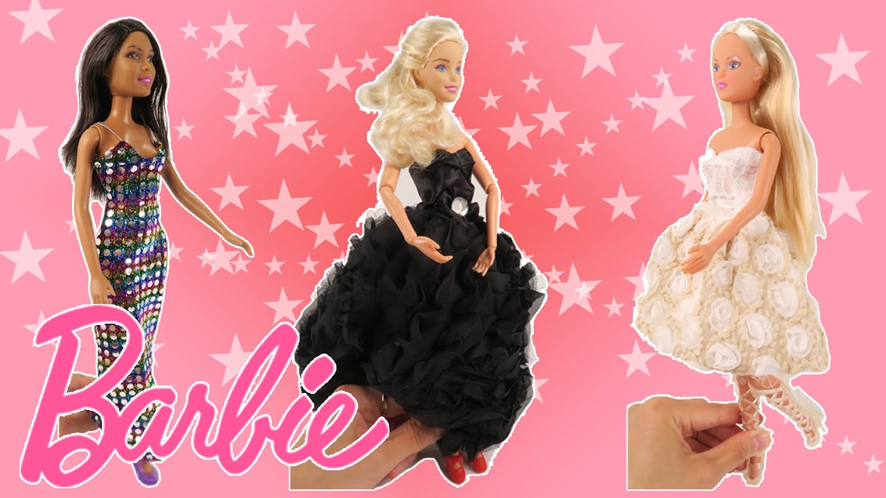 Barbie Simba Doll Fashion Party Gown Pretty Dress Red Heels Make Over ...