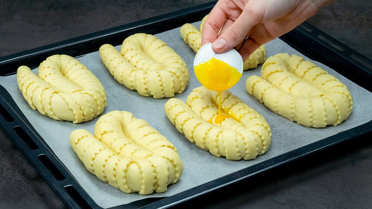 I discovered these in my mom’s recipe notebook! Buns spread with the ...