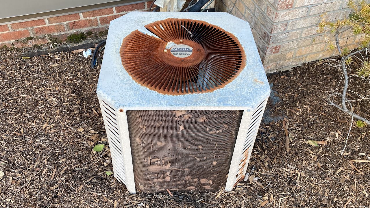 1986 Carrier Round One & 1990 York Stellar Heat Pumps - YouTube