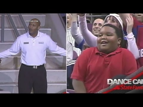 'Don't Want to Brag, but I'm Good': Young Fan Challenges NBA Usher to Dance-Off