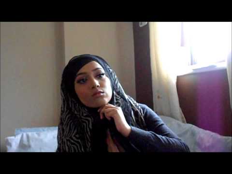 FULL HD TUTORIAL MEMAKAI JILBAB FAUX FRINGE BY HOST RUKISLOOK