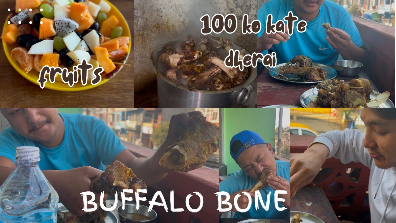 100 ko Buffalo bone Marrow😋|| Laxman dajuu lai sakkina #bonemarrow # ...