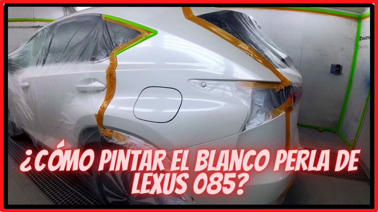 👉 COMO PINTAR un COCHE BLANCO PERLA TRICAPA 085 al AGUA ️ - YouTube