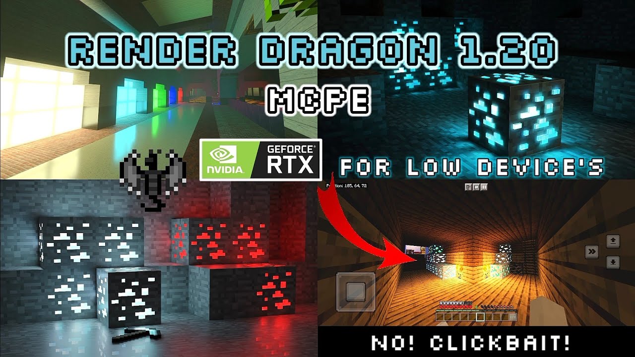 Minecraft PE 1.20+ Best Ultra Realistic RENDER DRAGON Shader for Mcpe 1 ...
