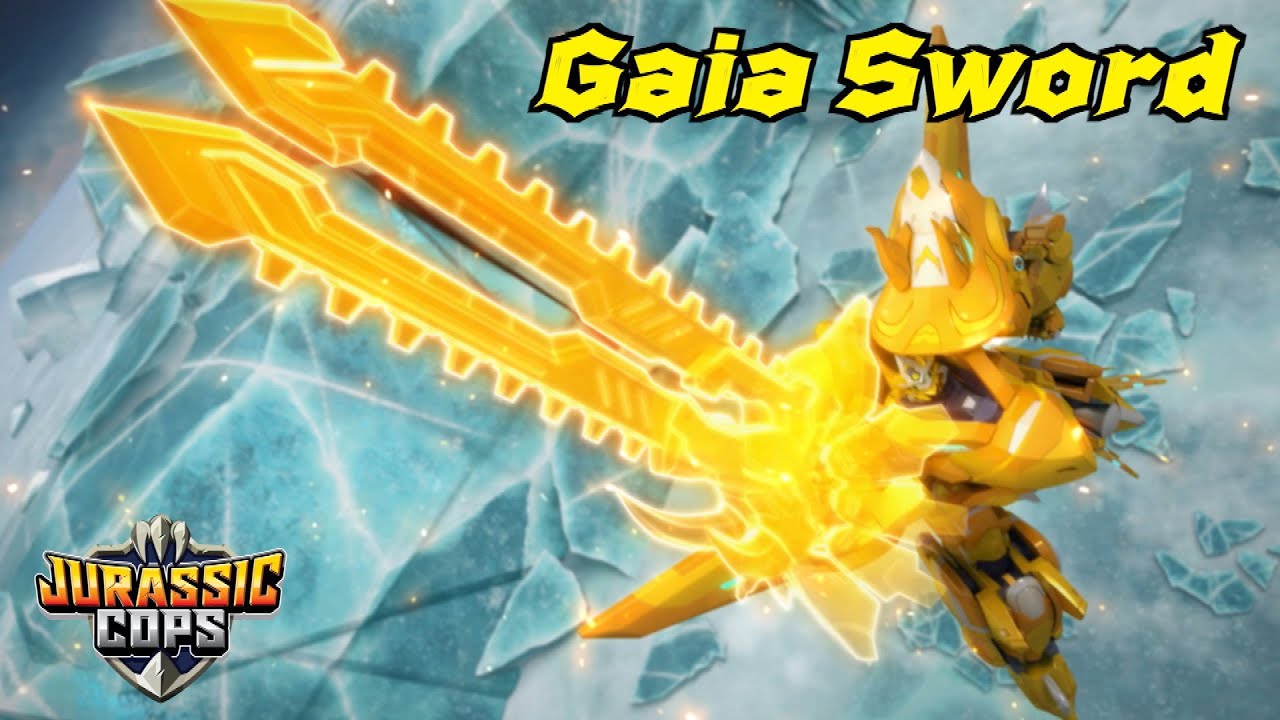 Jurassic CopsㅣJuraking Gaia Sword - YouTube