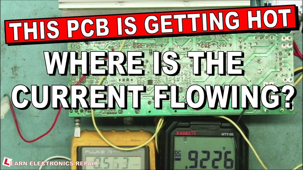 How To Measure Current Flow On A PCB : Basic 400 Bi Amp Active Speaker ...