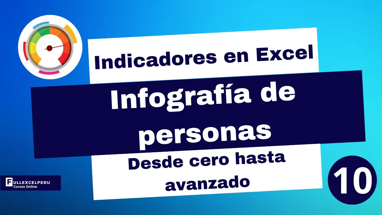 Infografía de personas - Indicadores en Excel - Clase 10 - YouTube