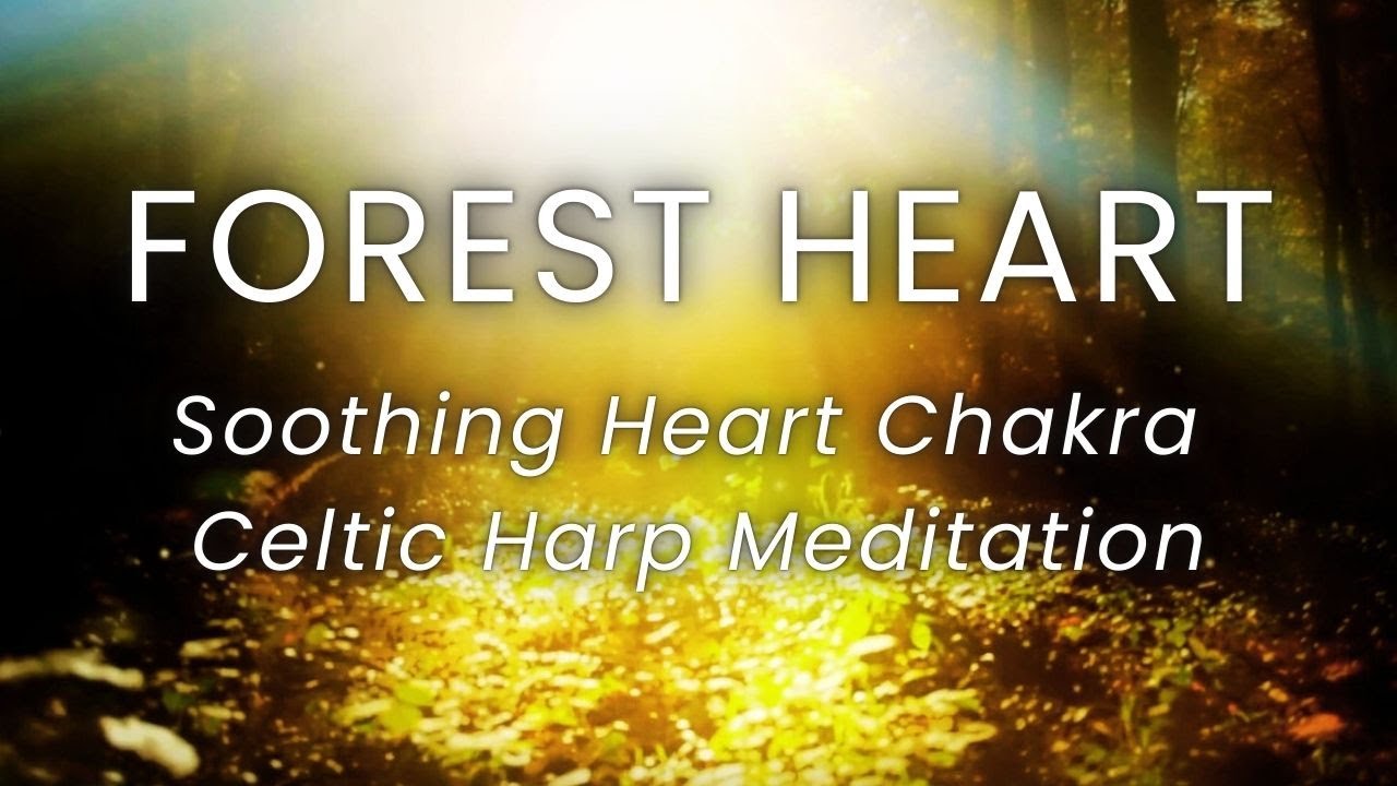 Forest Heart | Soothing Heart Chakra Harp Meditation | Healing Music ...