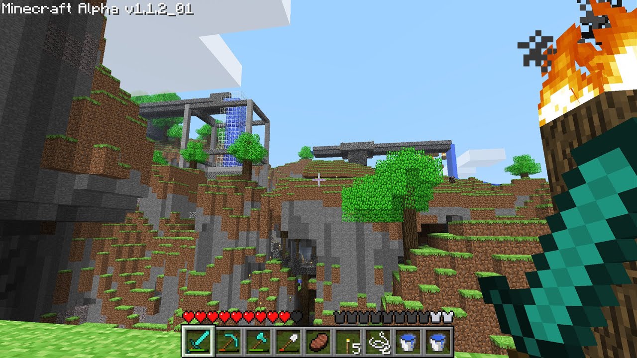 Playing Minecraft Alpha like its 2010 - YouTube