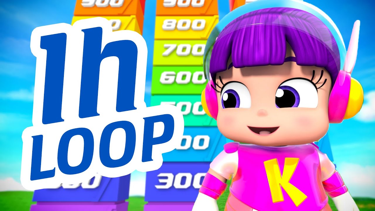 Numbers 100-1000 | 1 HOUR LOOP | Kids Toy Playtime Show! | Games and ...