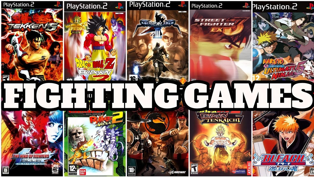 TOP 30 BEST FIGHTING GAMES FOR PS2[PLAYSTATION2] - YouTube