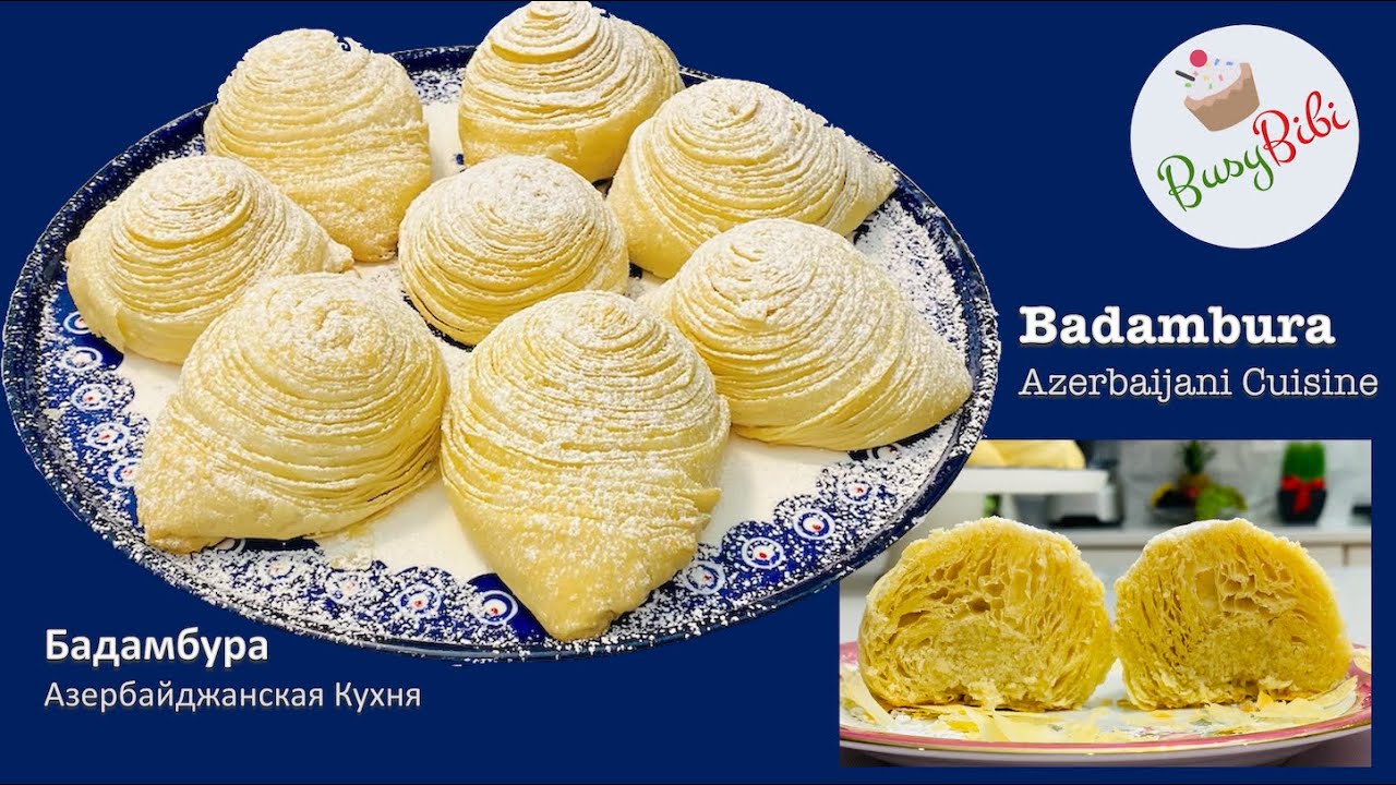 BADAMBURA 💚 БАДАМБУРА Бакинская ︎ Almond Filled Flakey Pastry | Novruz ...