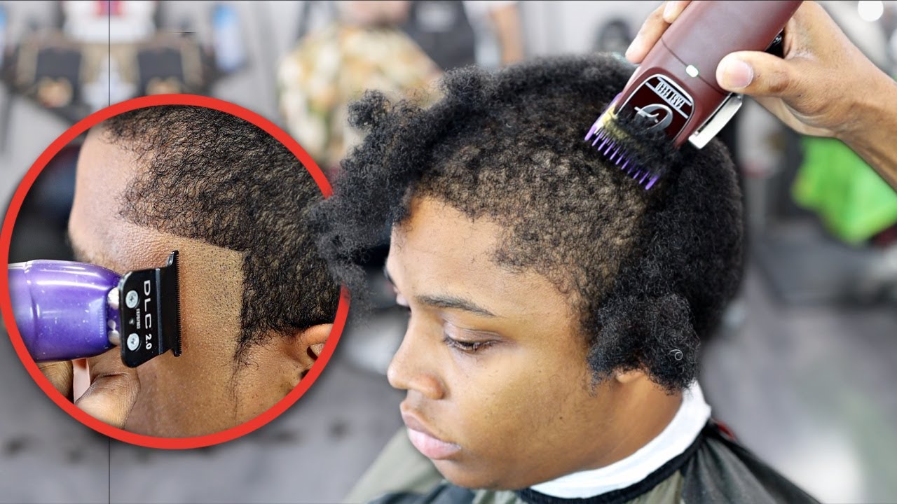 *NEW TECHNIQUE* HAIRCUT TUTORIAL: HIGH BURST TAPER - YouTube