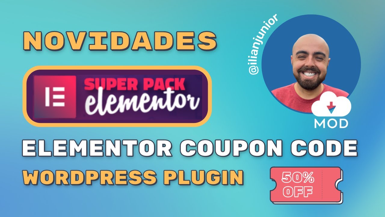 Novidade Super Pack Elementor Pro | Elementor Coupon Code WordPress Plugin - YouTube