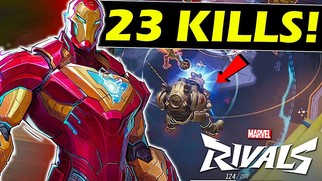 Iron Man is VERY STRONG in Marvel Rivals! (23 Kills Gameplay) - YouTube