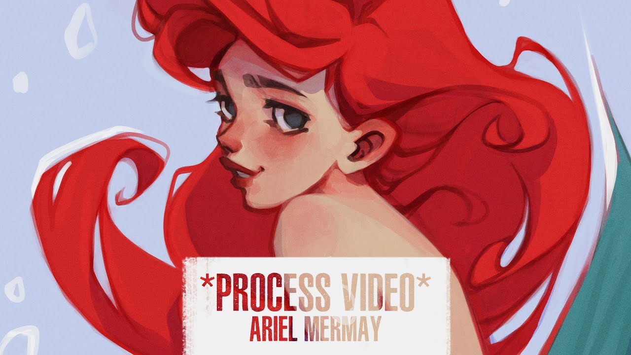Speedpaint Ariel The Little Mermaid - YouTube