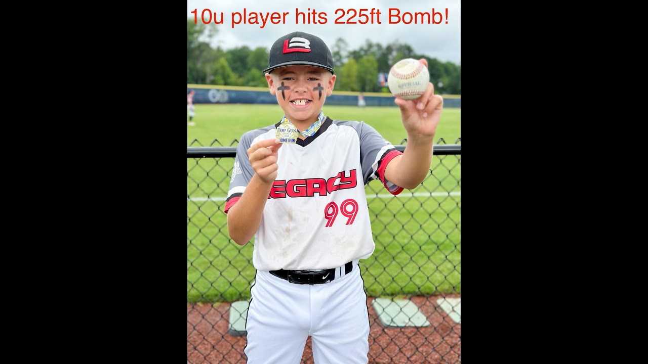 Ethan Finch, 10yr old Travel Baseball -USSSA Rawlings Icon Hits - YouTube