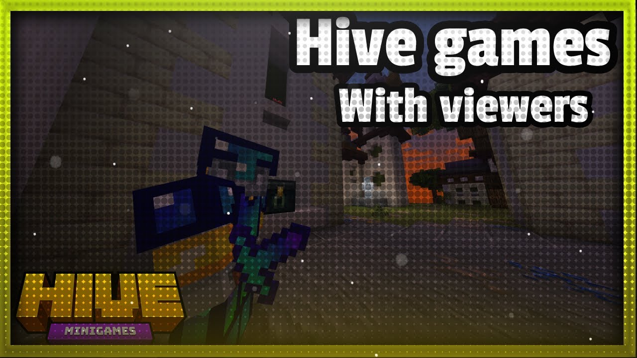 Hive minigames: With viewers come join - YouTube