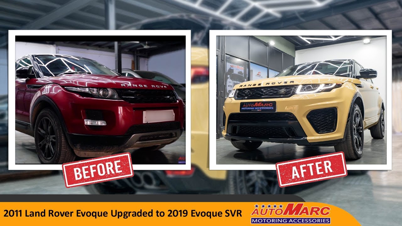 2011 Land Rover Evoque Upgraded to 2019 Evoque SVR By AutoMarc - YouTube