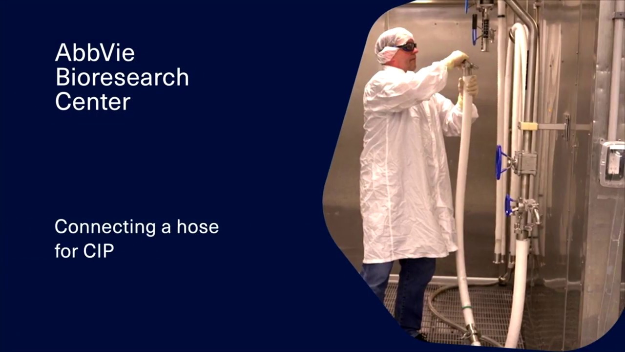 Glasswash: Connecting a Hose for Clean-in-Place (CIP) - YouTube