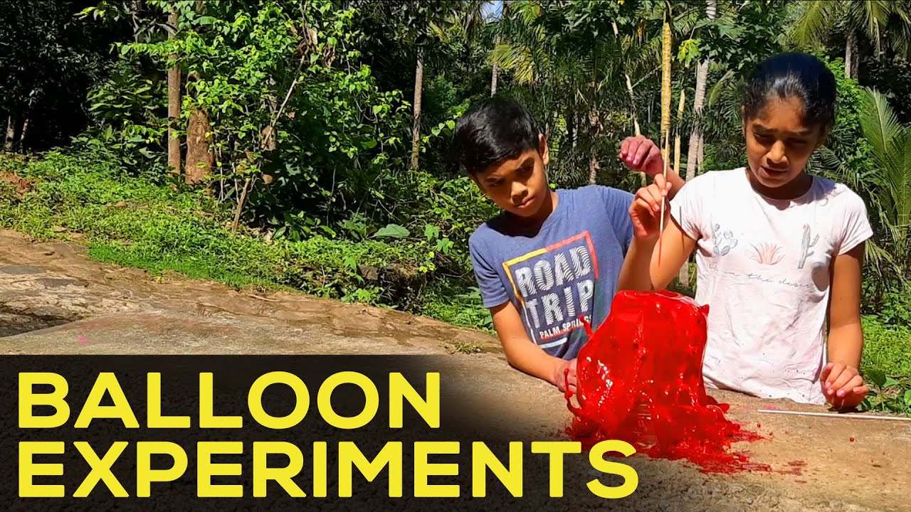 Balloon Experiments - YouTube