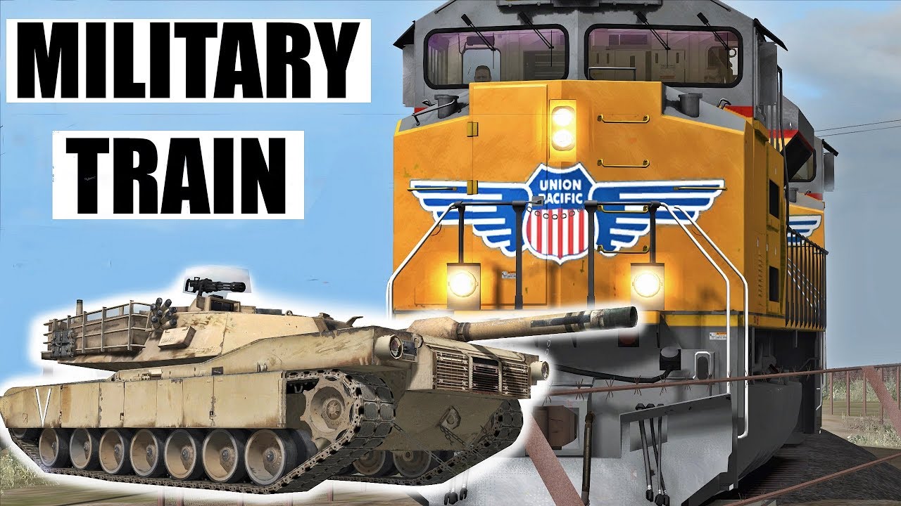 MILITARY TRAIN - UNION PACIFIC👮‍♀️ - YouTube