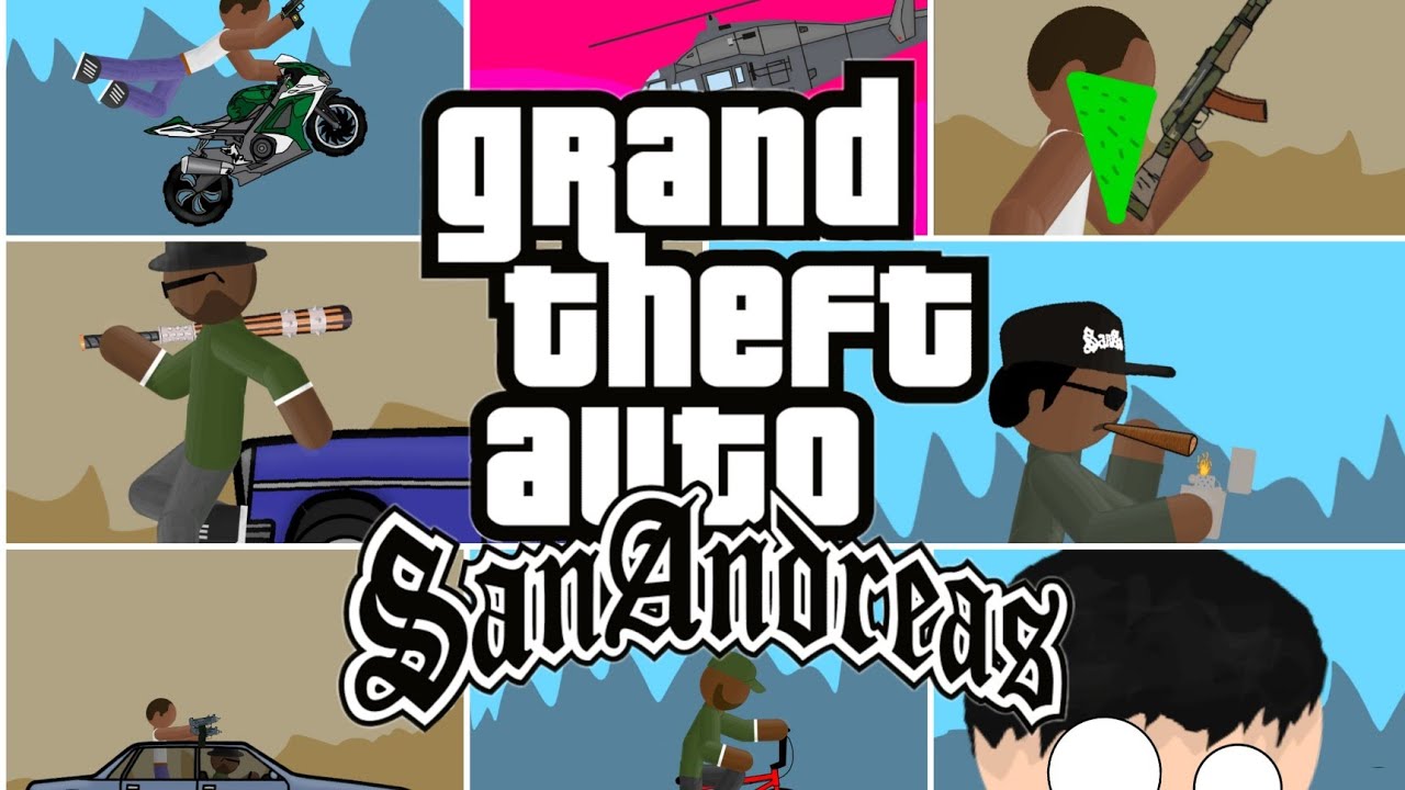 Grand Theft Auto: San Andreas (Draw cartoons 2) - YouTube