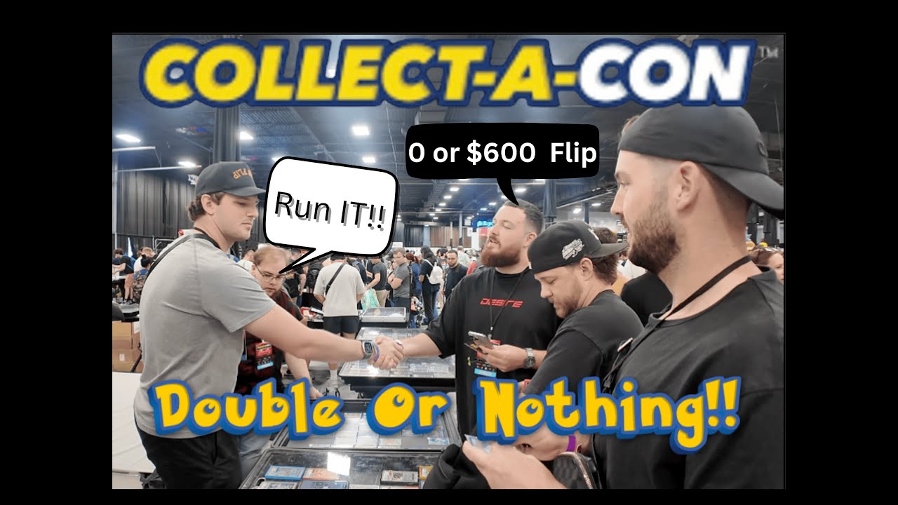 My Biggest CoinFlip Ever!! 🪙🔥| NJ Collect A Con pt 2 | Pokemon Vendor ...