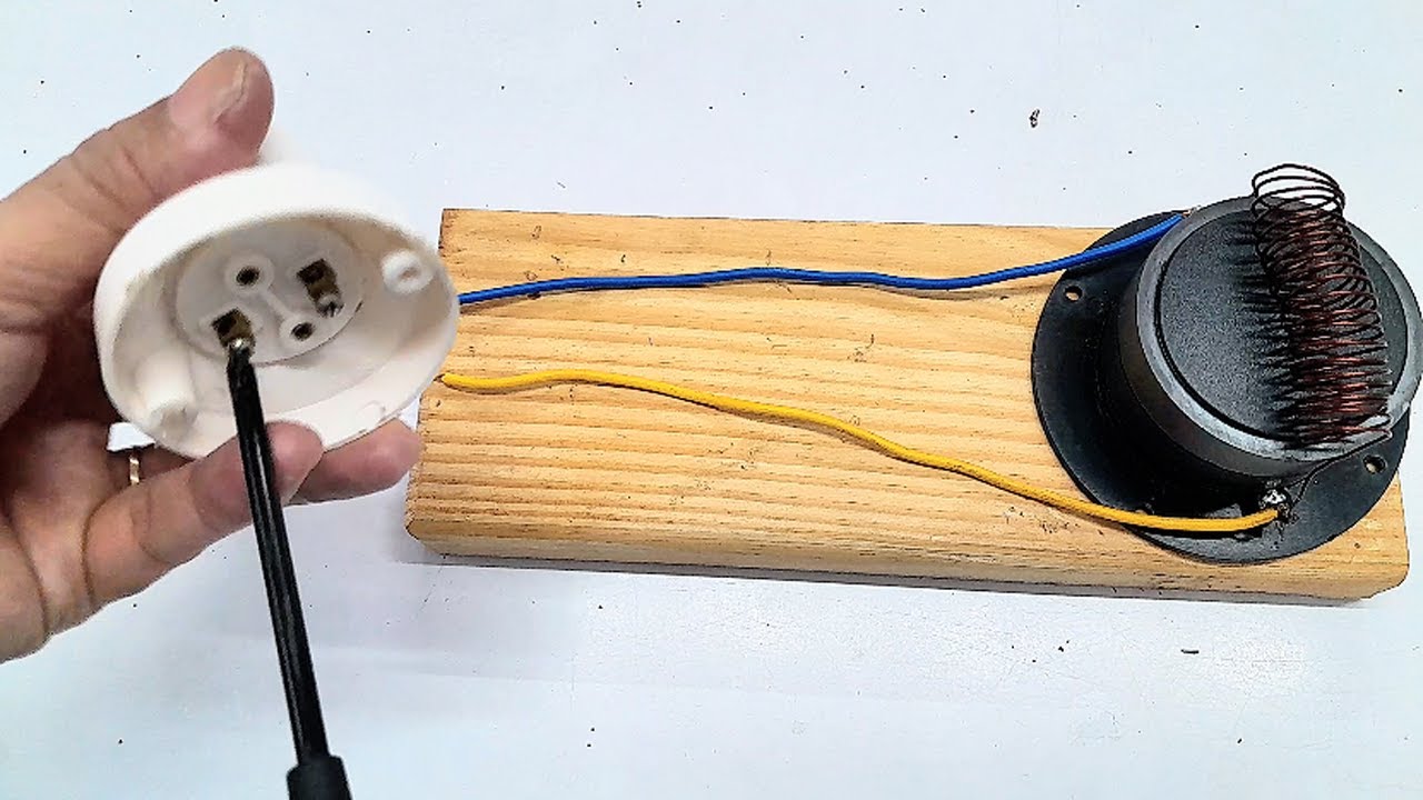 DIY - How to generate free electricity using speakers and copper coils ...