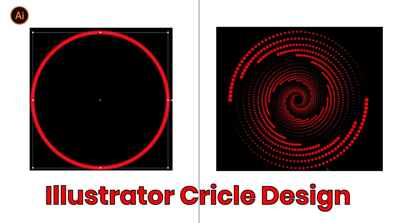 Illustrator Circle design tutorial Illustrator par design - YouTube