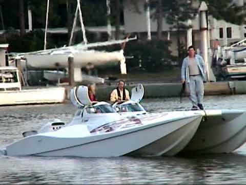 Al Copeland Sr. & Scott Barnhart docking Twine Turbine at Boat House ...