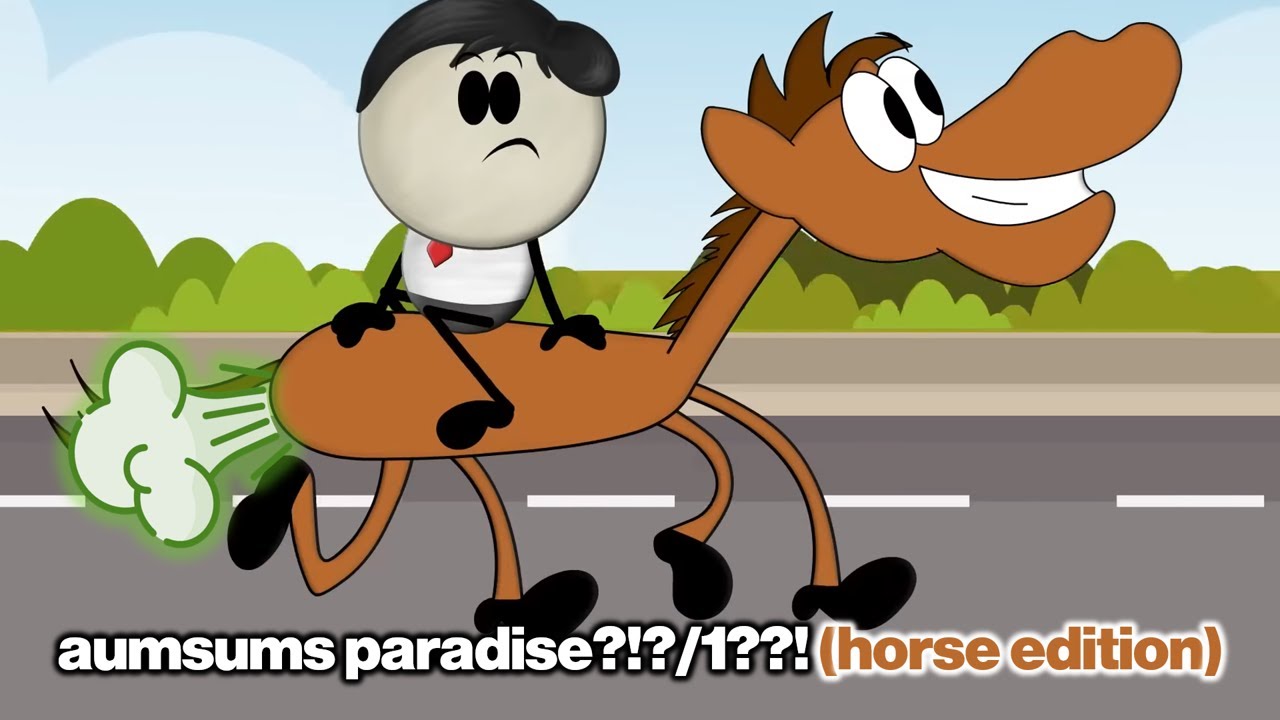 aumsums paradise?!?/1??! (horse edition) - YouTube