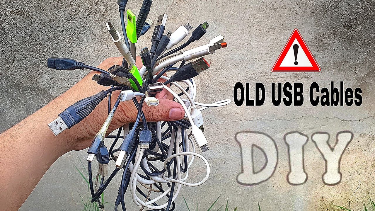 Old USB Cables Not working homemade solution - YouTube