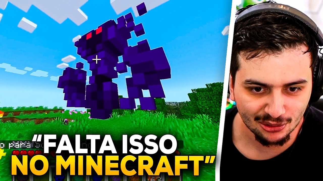 GABE TESTOU o MOD de NOVAS CRIATURAS NO MINECRAFT! - YouTube