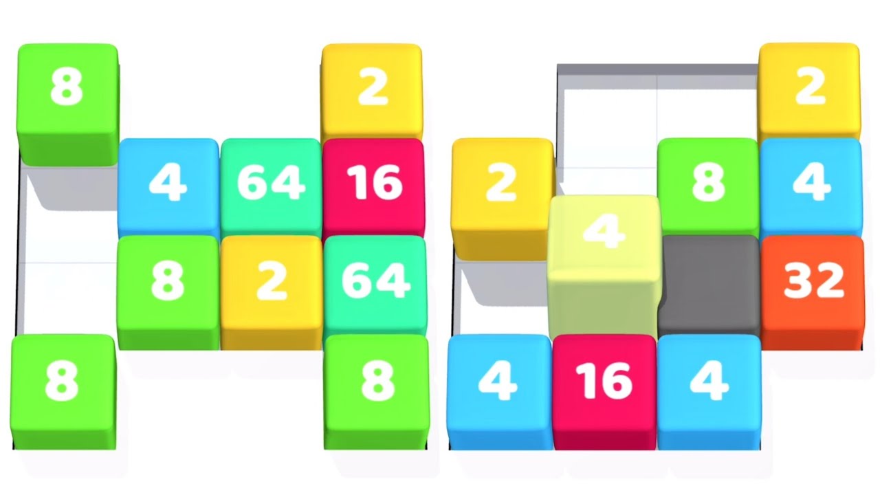 2048 - Dice Merge: Match Same Number - Merge NumberBlocks Puzzle - YouTube