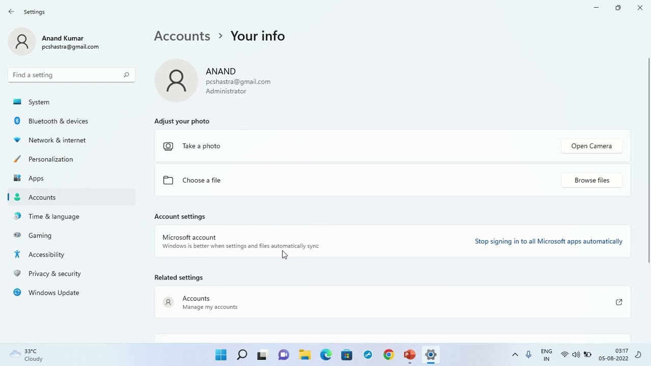 Sign out to Microsoft Apps on Windows 11 - YouTube