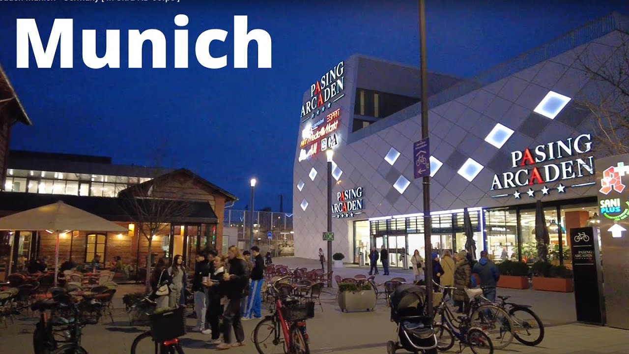 Pasing Arcaden shopping center in Munich, Germany [4k Ultra HD 60fps ...