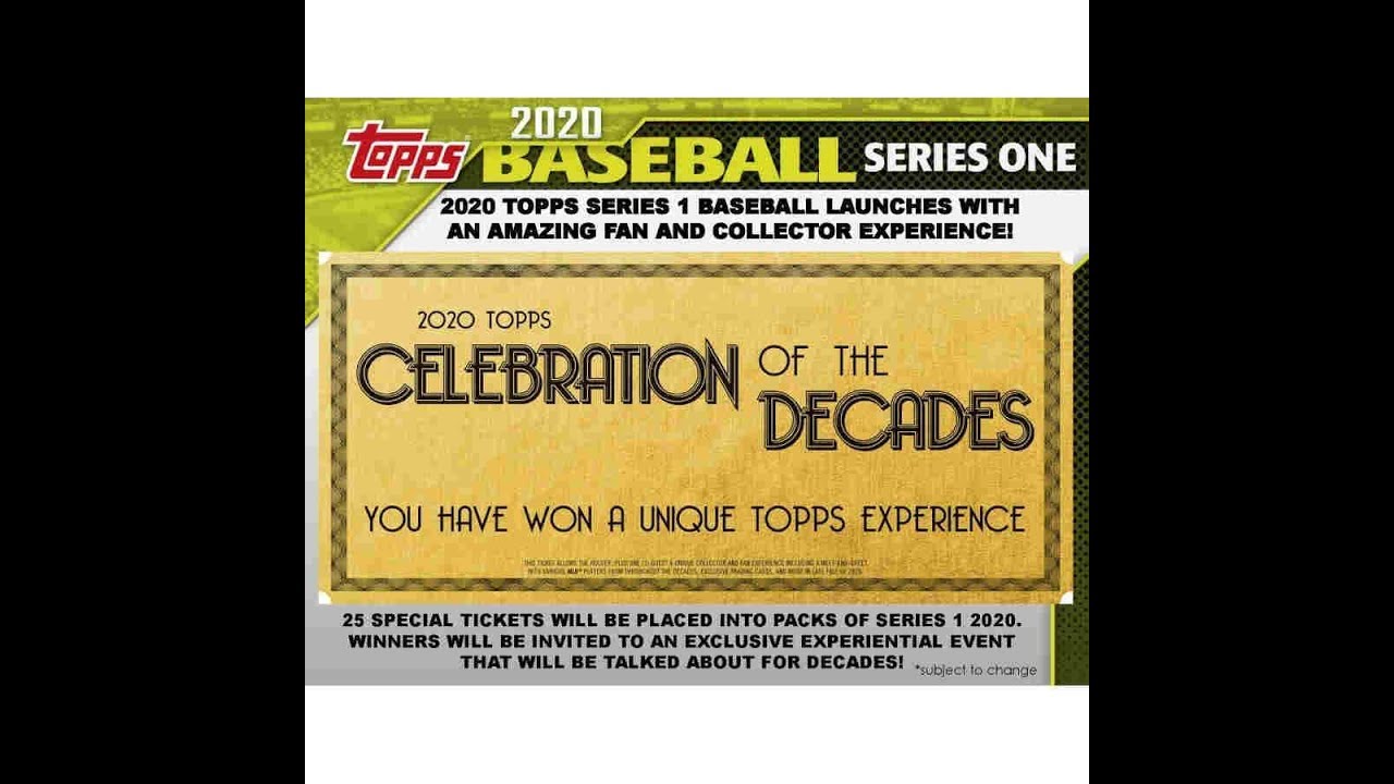2020 Topps Series 1 Jumbo Full Case - Pick Your Combo Team 001 - YouTube