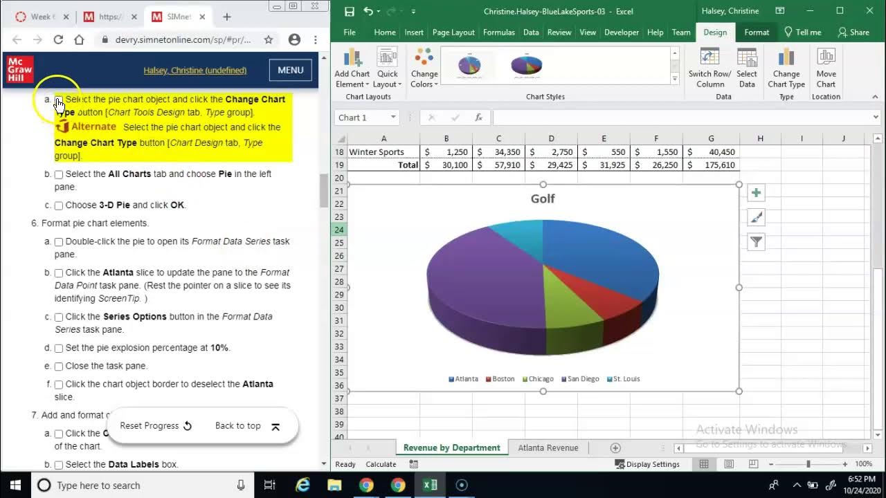 COMP100 Week 6 Excel Chapter 3 Guided Project - YouTube