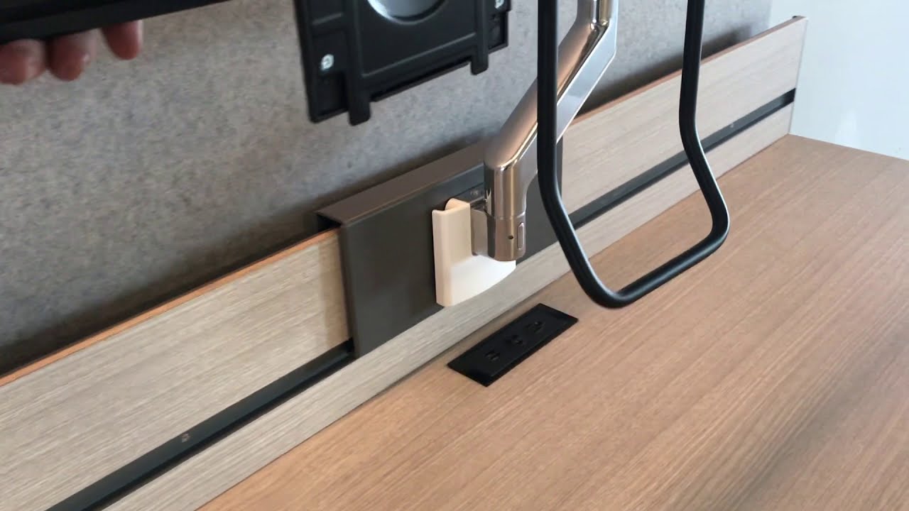Sliding Monitor Rail - YouTube