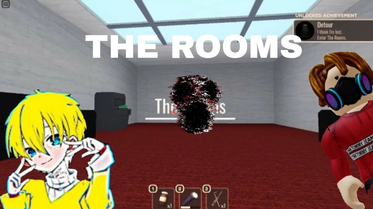 играем в doors rooms с daniska - YouTube