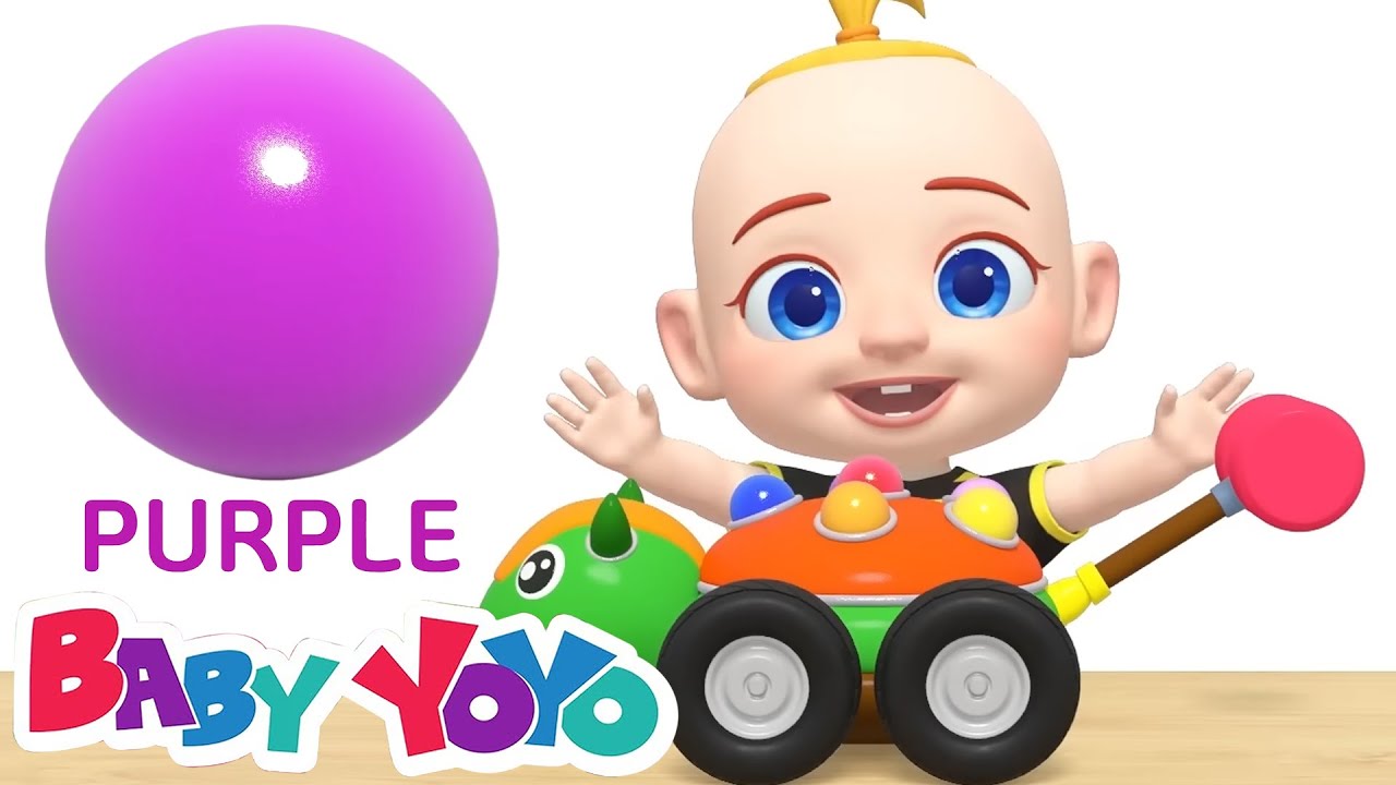 Learn Colors with Turtle Balls, Fun Wooden Toy Song for Kids - YouTube