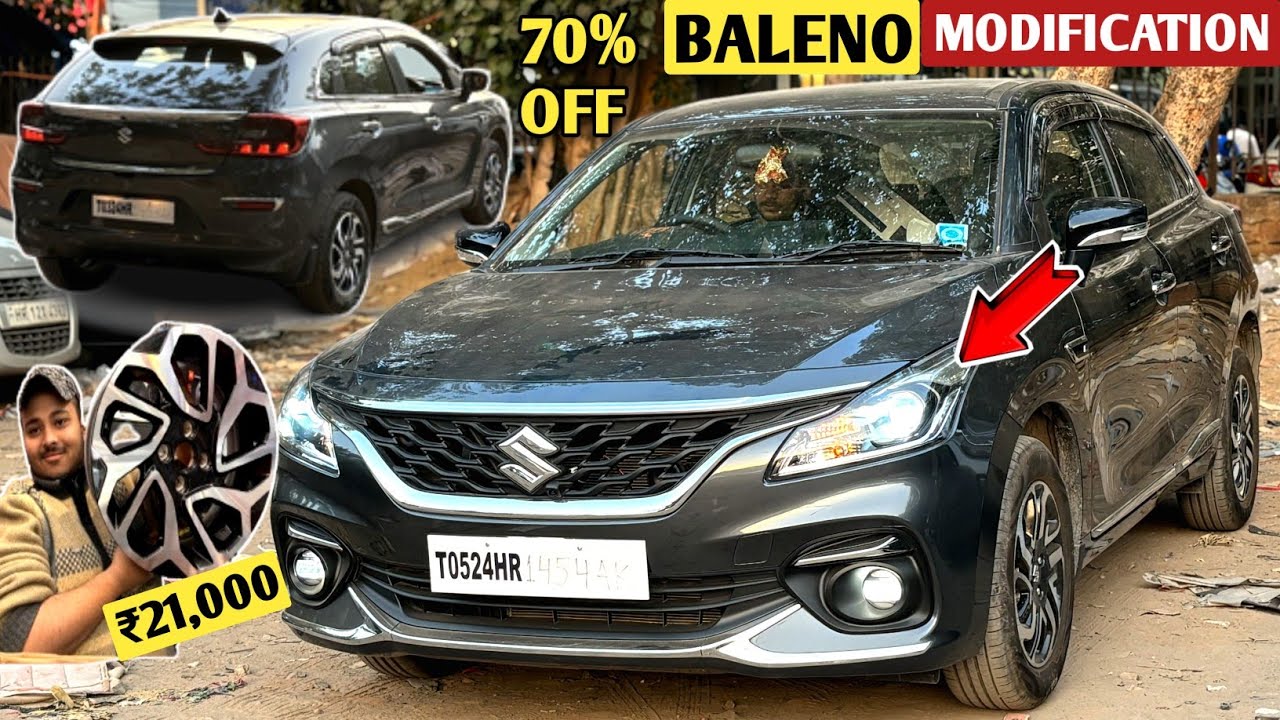 Baleno को Luxury Level पर Modified कर दिया🔥 Baleno Modification - YouTube