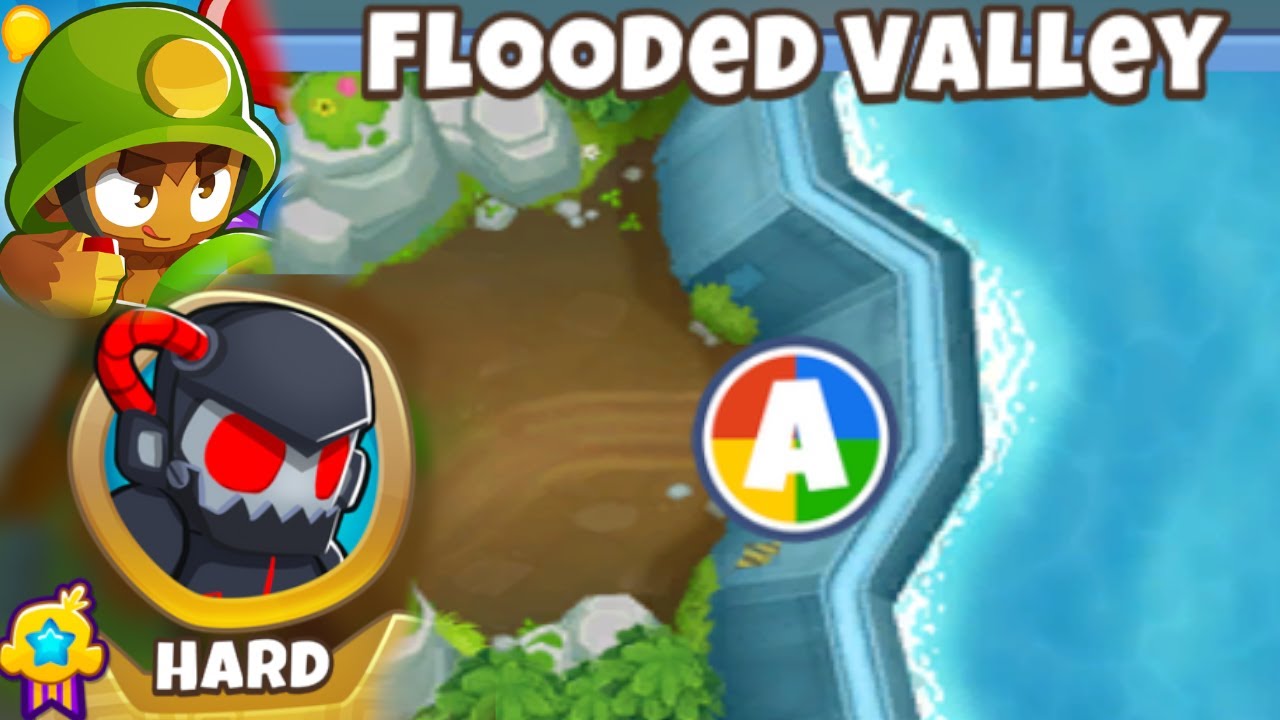 Coop Flooded Valley Hard 🎈 Bloons Tower Defense 6 - YouTube