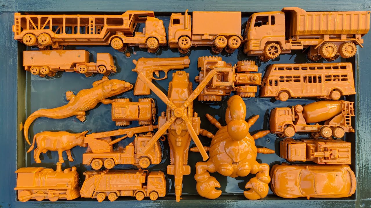 Cleans Toys, Dump Truck, Racing Car, Hellycopter, Crocodile, Train ...