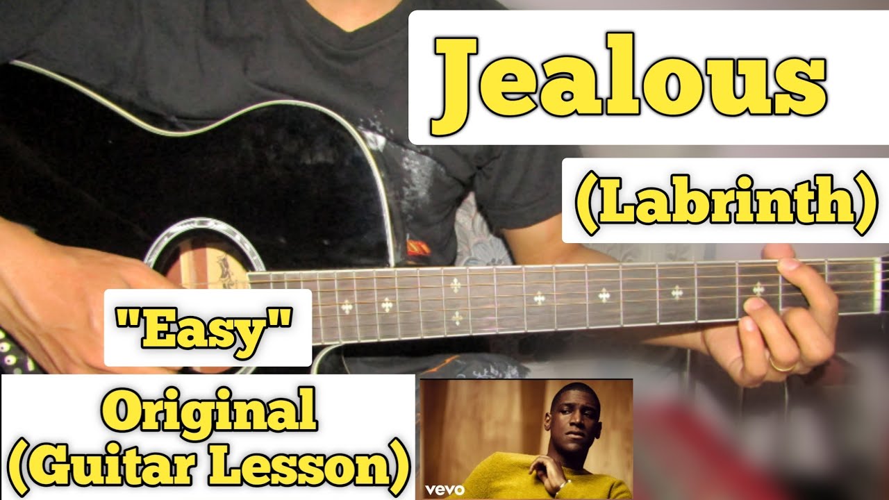 Jealous - Labrinth | Guitar Lesson | Easy Chords | (Acoustic) - YouTube