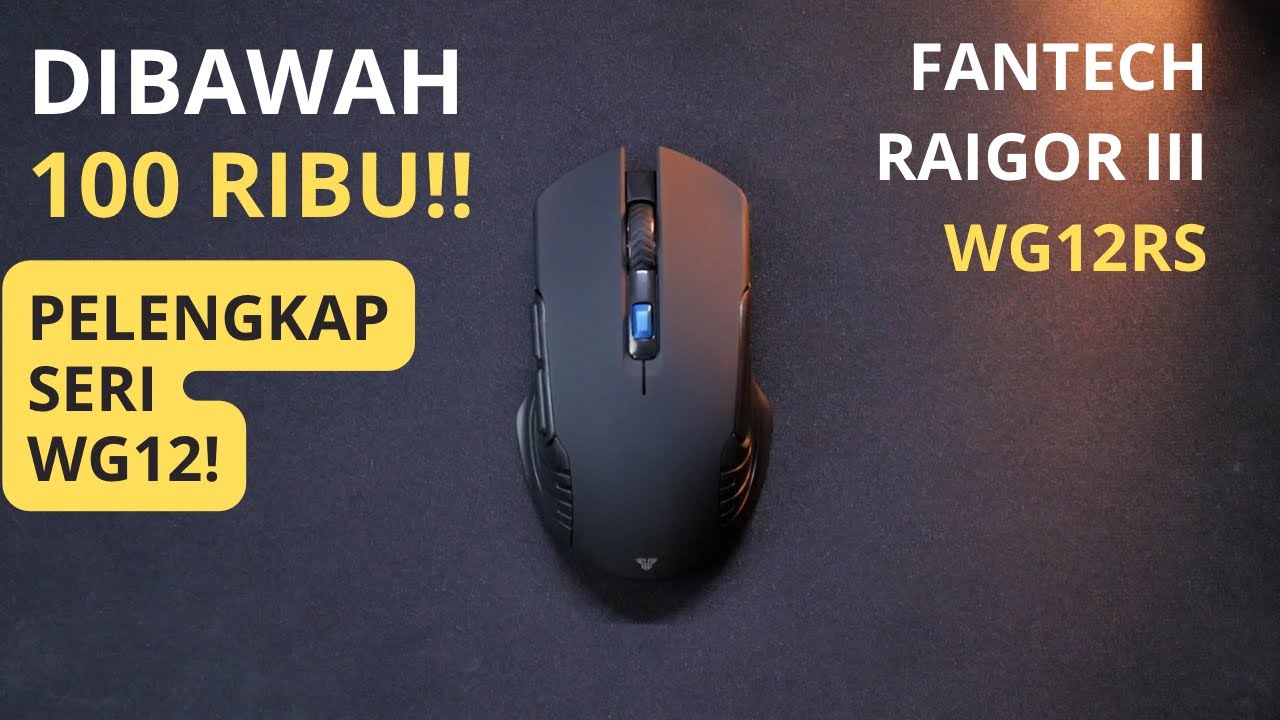 SERI PELENGKAP, TETEAP TERJANGKAU! | Review Mouse Fantech Raigor III ...